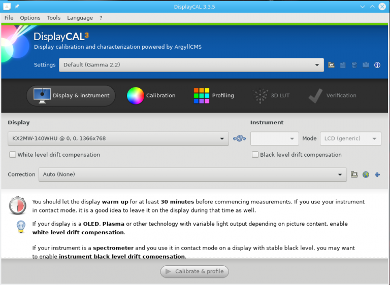 displaycal_gui - Life of a Geek Admin
